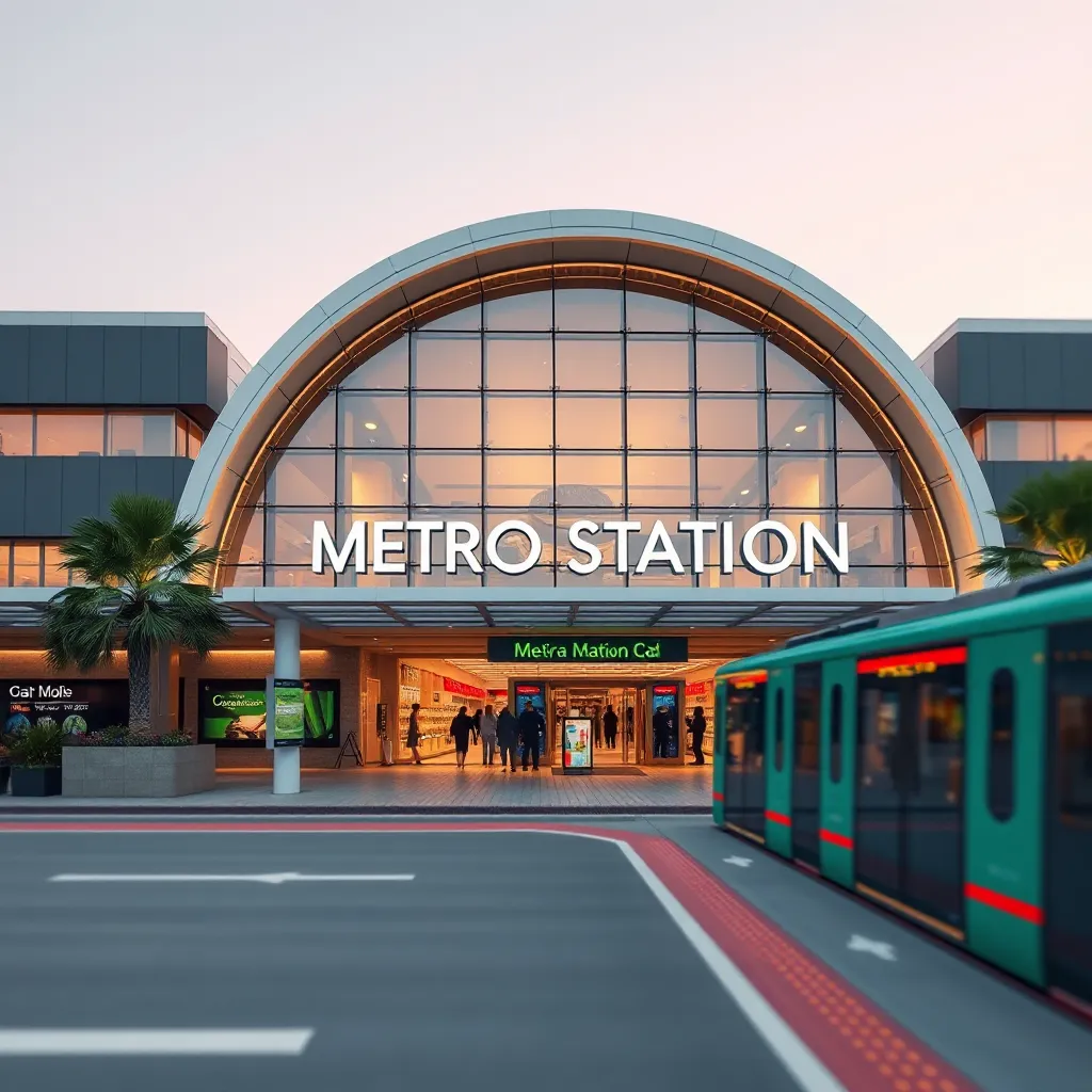 Dubai Marina Mall Metro Station: Connectivity and Commerce