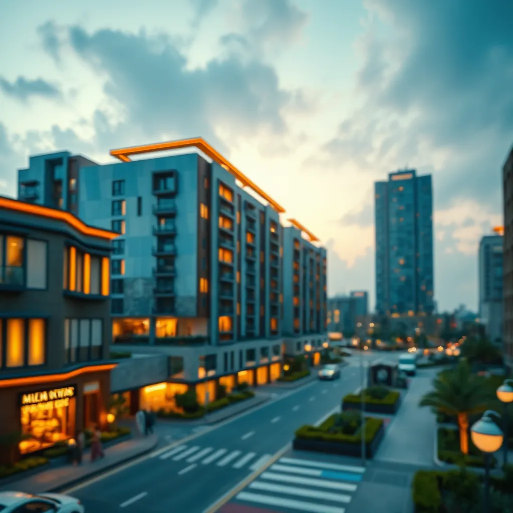 Exploring the Visual Essence of ICAD Residential City